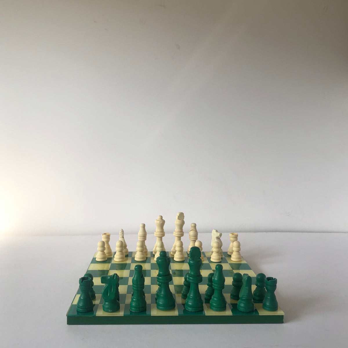 Green + white chess board – The Prop Bank