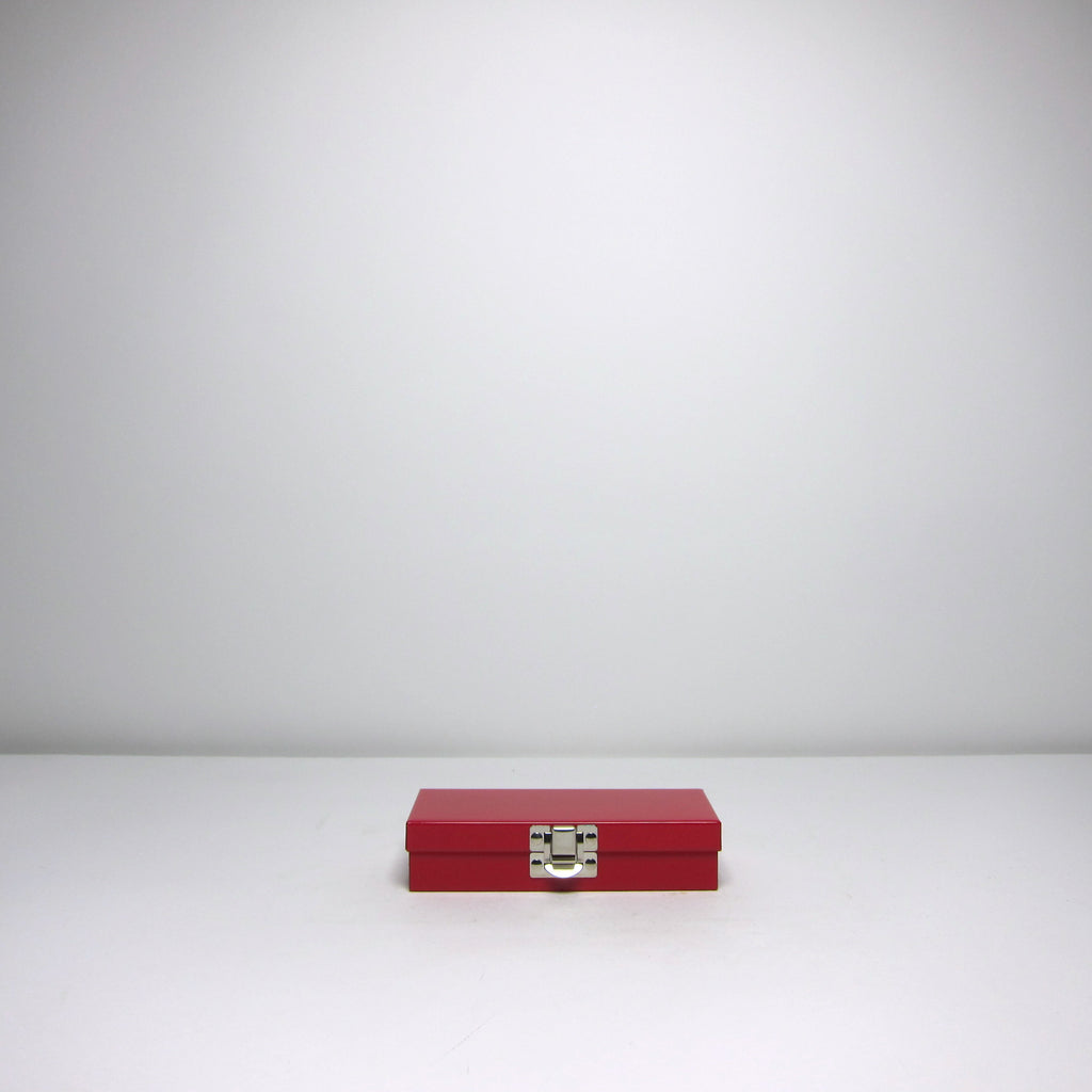 Small red metal box – The Prop Bank