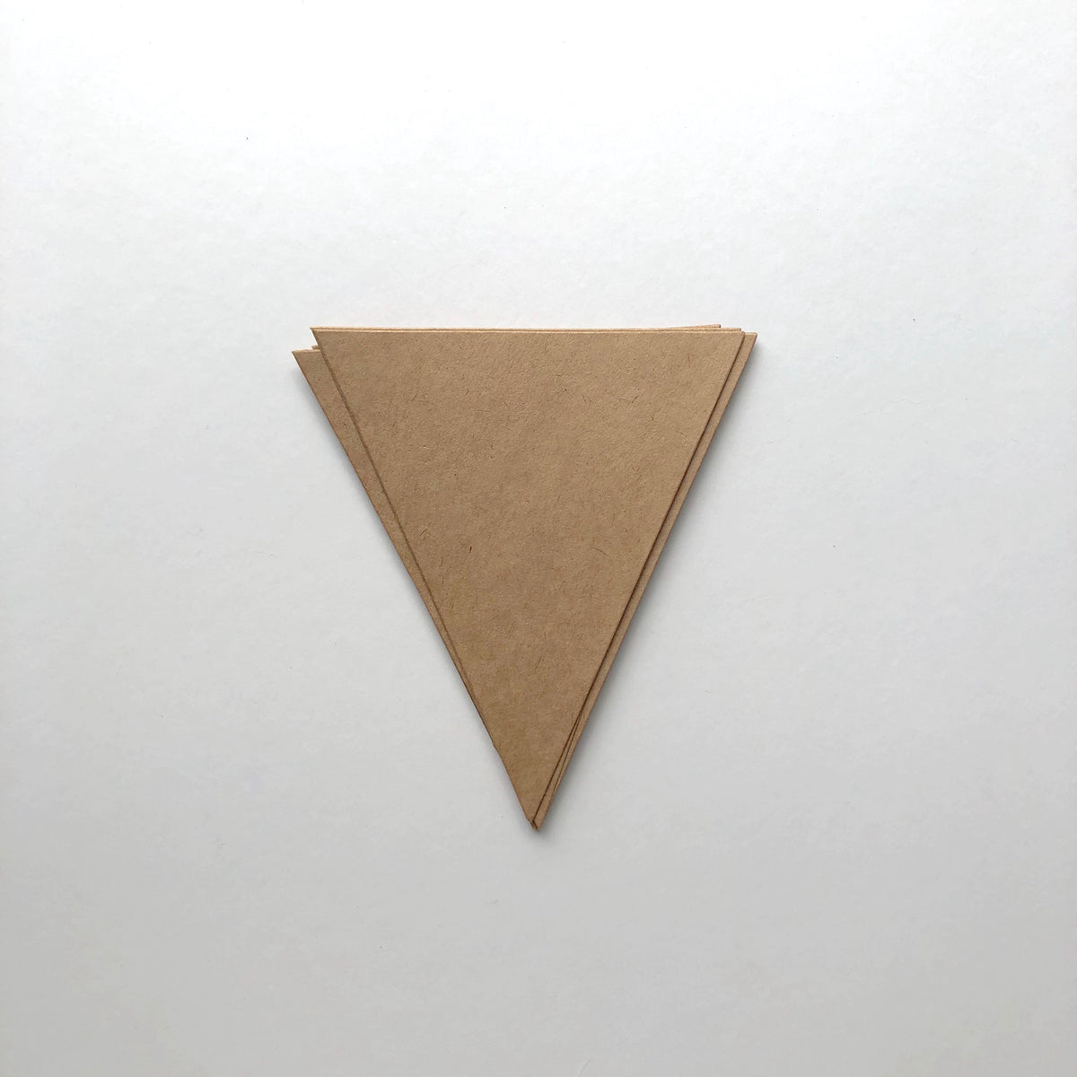 Kraft triangle bunting – The Prop Bank